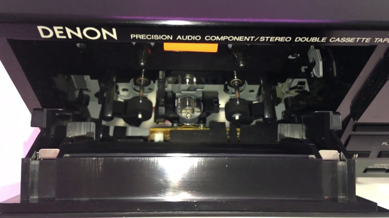 DENON DRW-850 Stereo Double Cassette Deck - YouTube