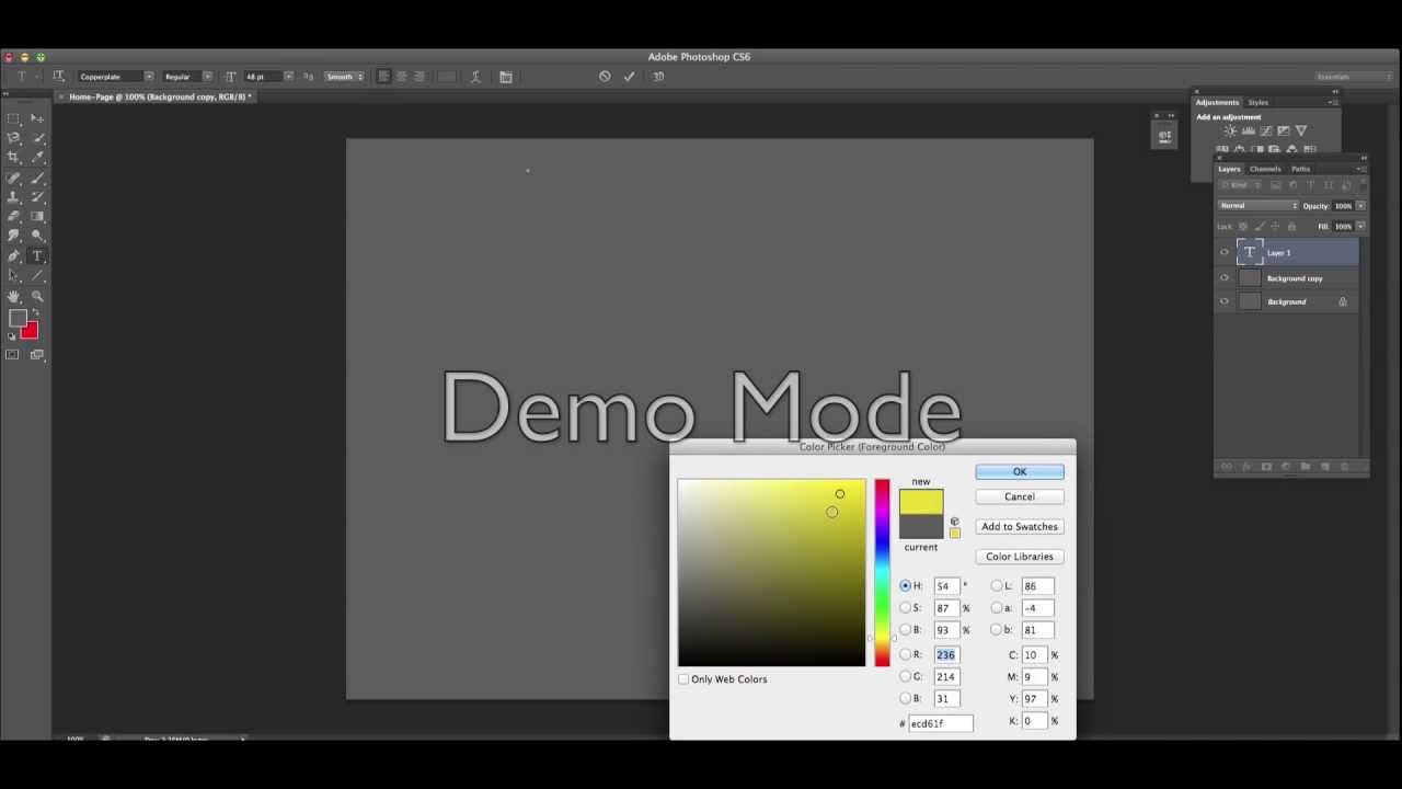 Photoshop CS6 - How to make a web site - YouTube
