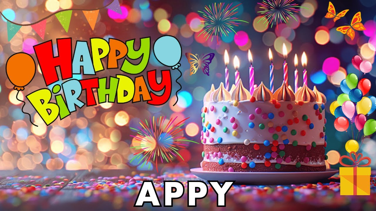 Happy Birthday Appy, Birthday Wishes, Birthday Song, hbd - YouTube