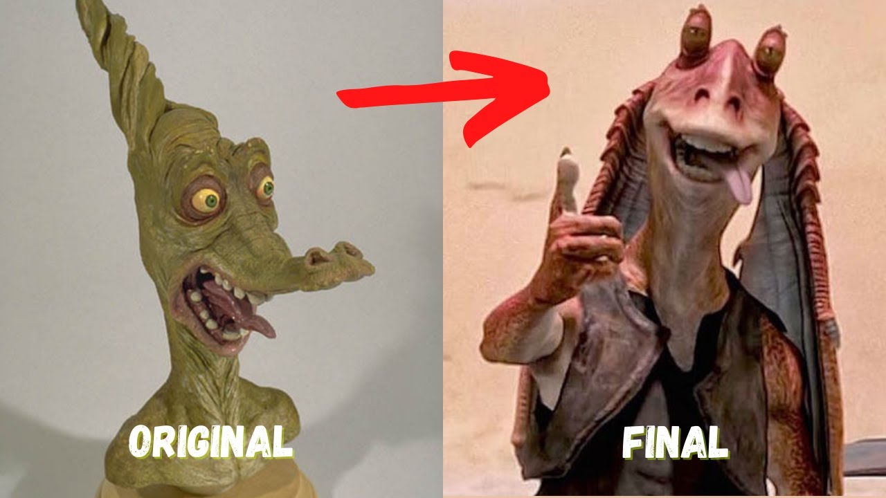 Jar Jar’s Original Design Was REALLY Creepy - YouTube