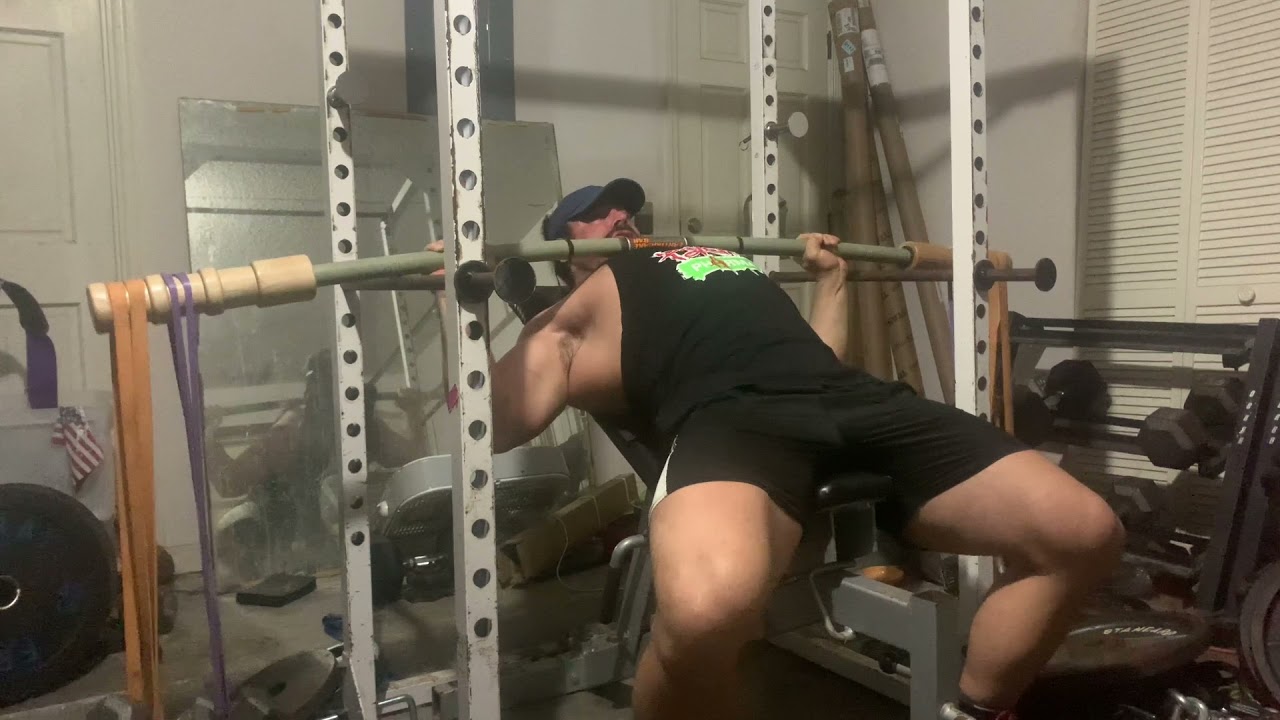 Idiot Tries Maxing Out On Bamboo Bar - YouTube