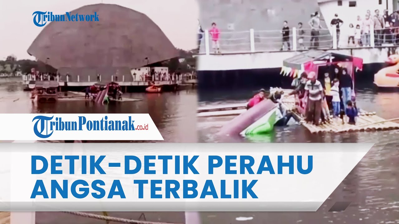 ®️ 🔴 Detik-detik Evakuasi Wisatawan Perahu Angsa Terbalik - YouTube