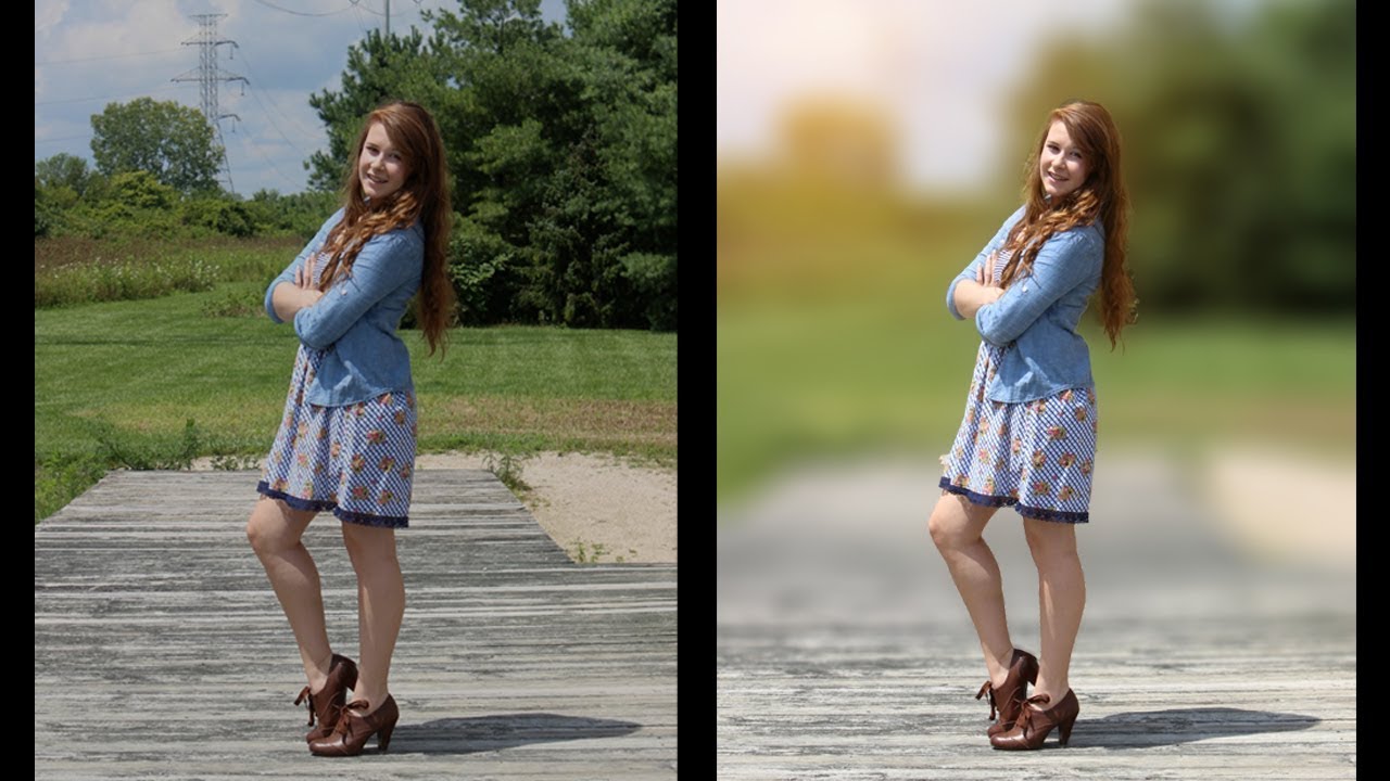 Get Dslr Look Into Your Normal photo | How to blur background in ...