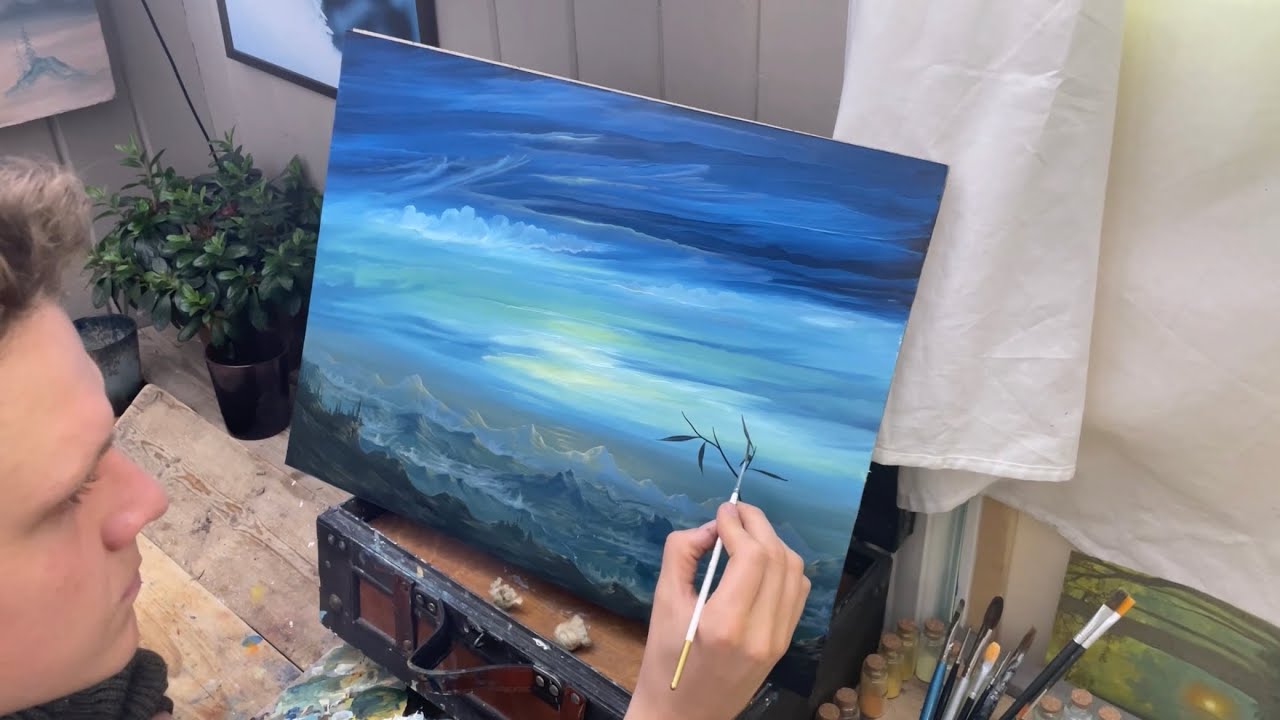 How to paint an oil painting from imagination and memory - a tutorial ...