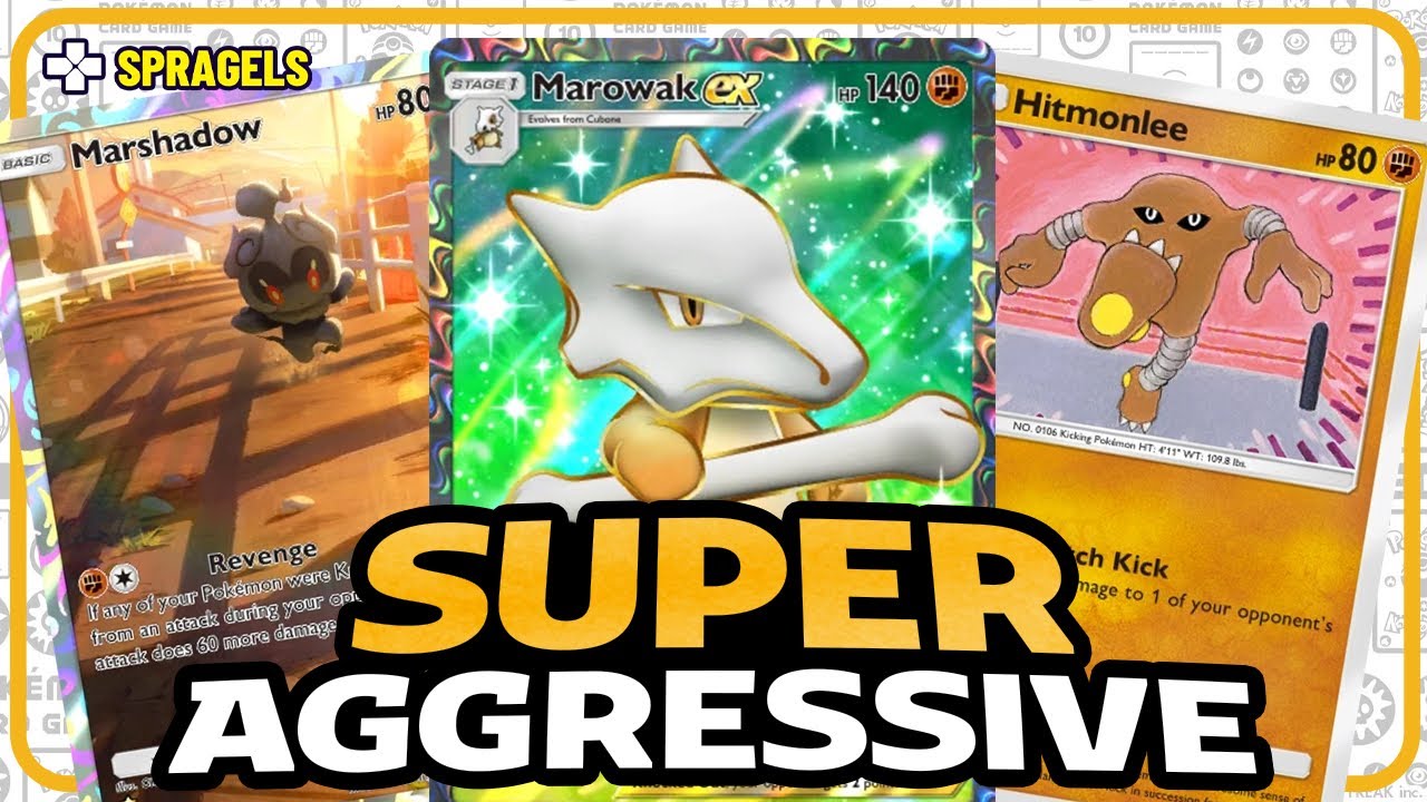 Marowak EX Deck IS BACK With Help From Sneaky Hitmonlee | Pokemon TCG ...