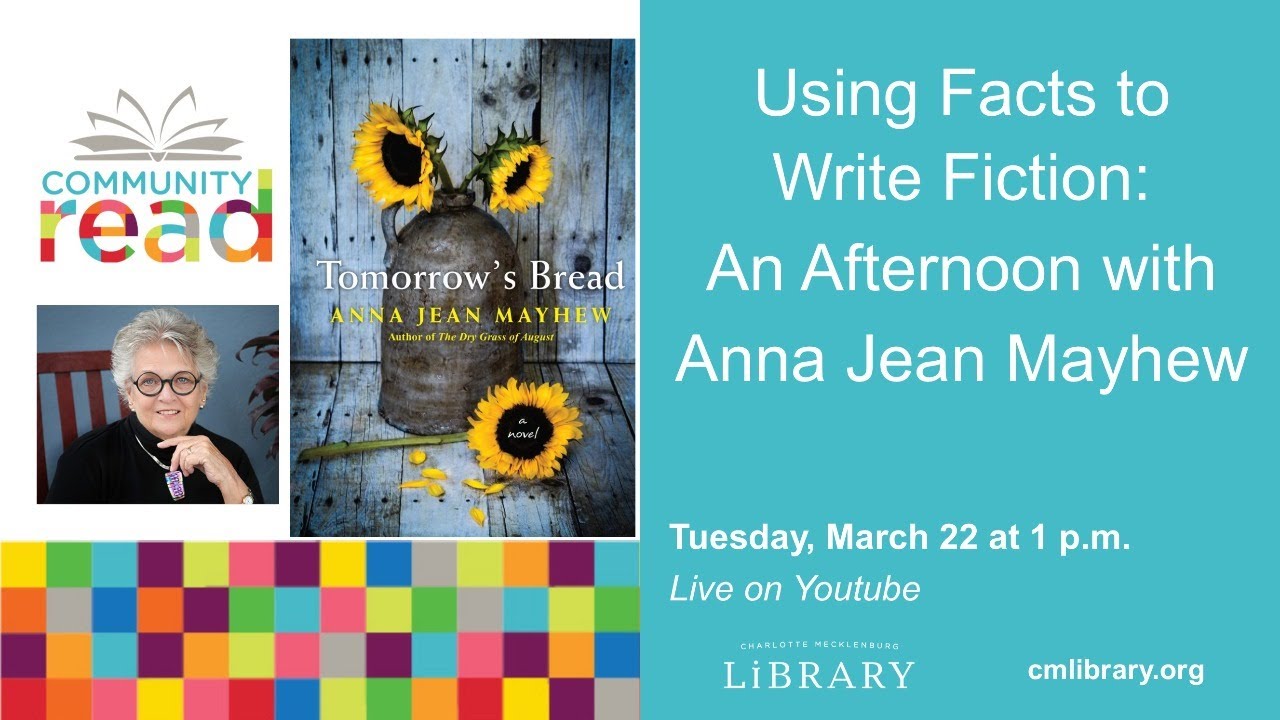 Using Facts to Write Fiction: An Afternoon with Anna Jean Mayhew - YouTube