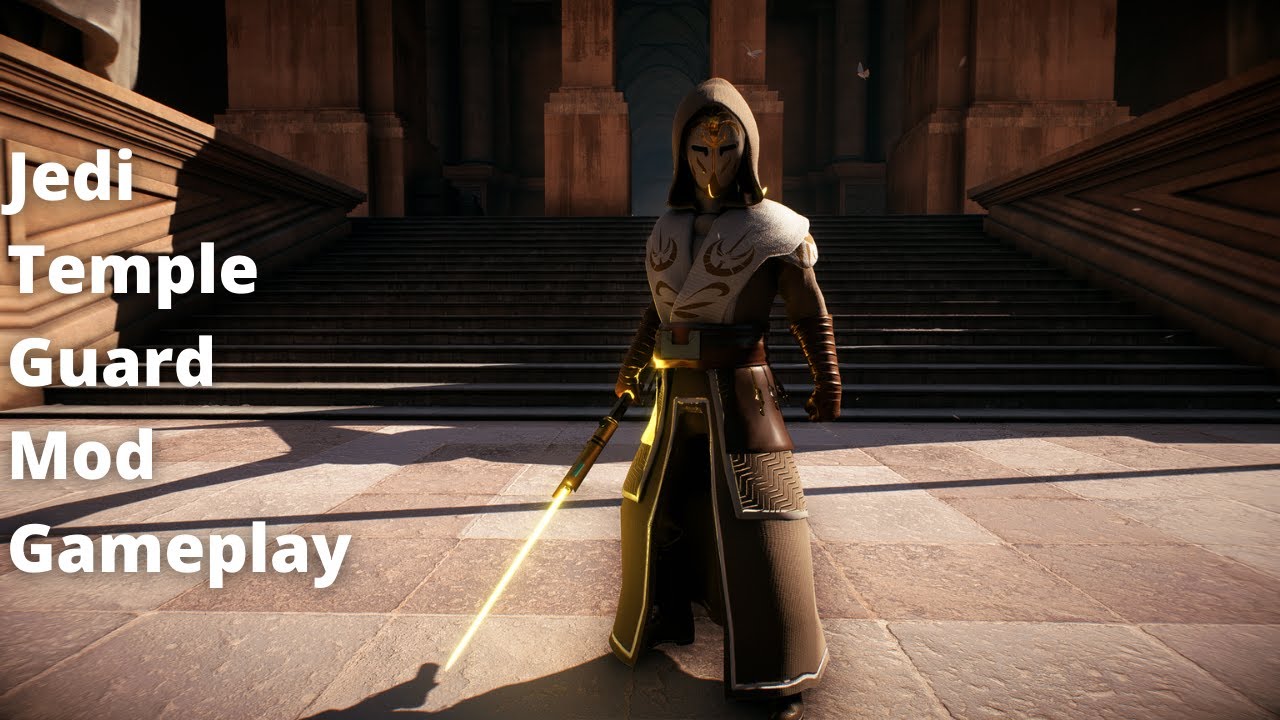 Star Wars Battlefront II - Jedi Temple Guard Mod Gameplay (Clone Wars ...