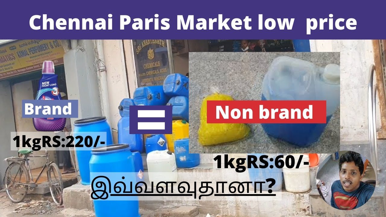 Paris Chennai wholesale and retail Market | NAINIAPPA NAICKEN STREET ...