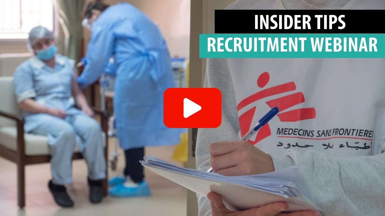 Insider Tips | Recruitment Webinar - MSF Australia & New Zealand - YouTube