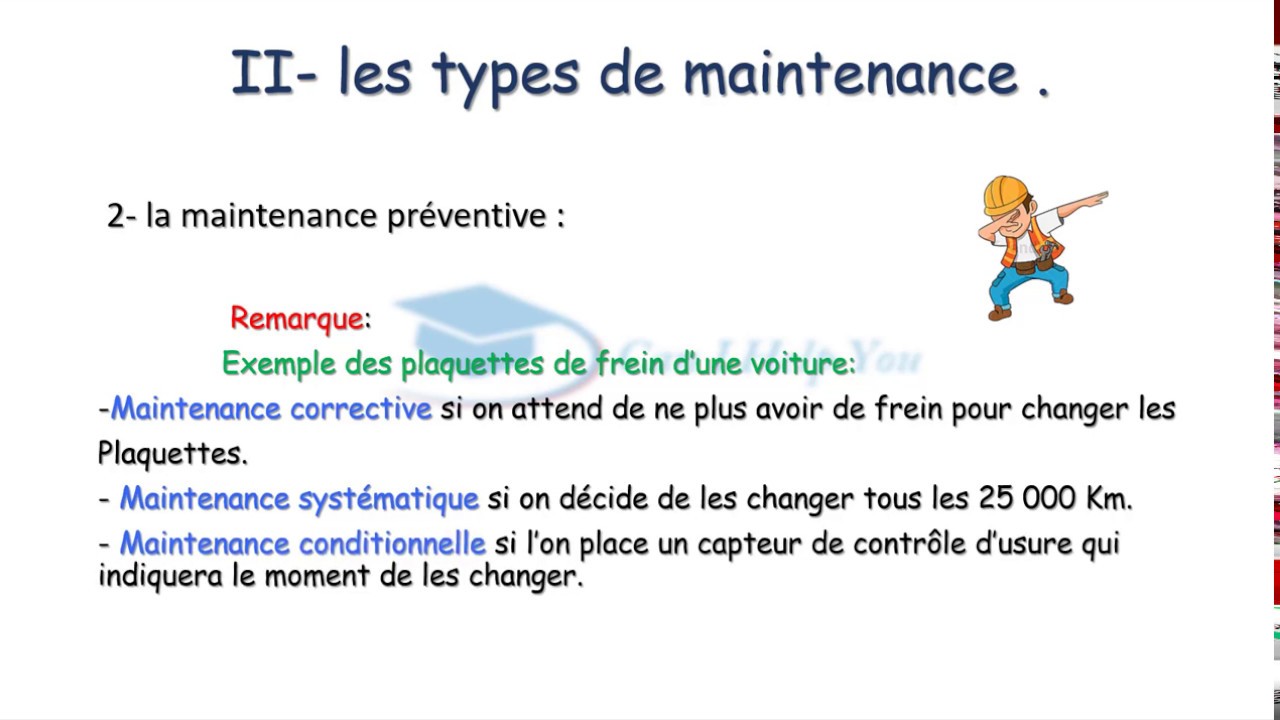 gestion de la maintenance industrielle ppt