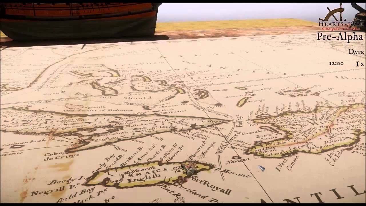 Hearts of Oak - Pre-Alpha World Map Tokens 5/11/2014 - YouTube