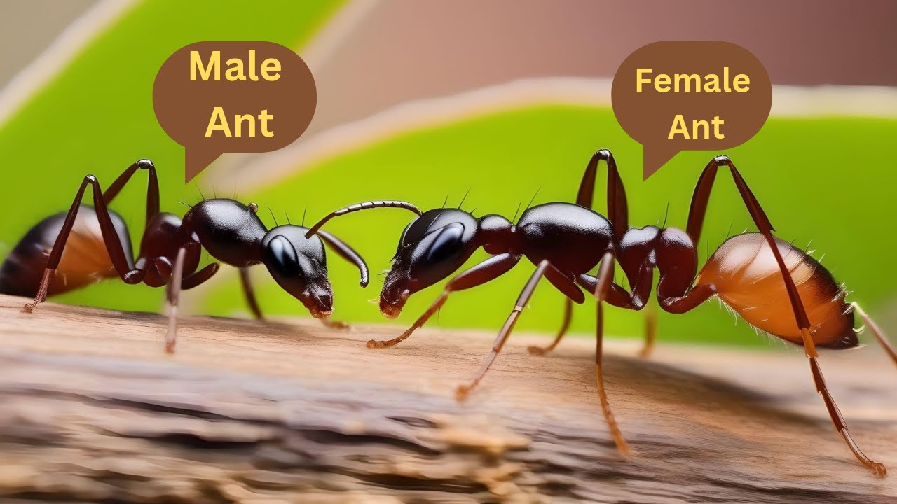 How to Know About Male Ant and Female Ant? - YouTube
