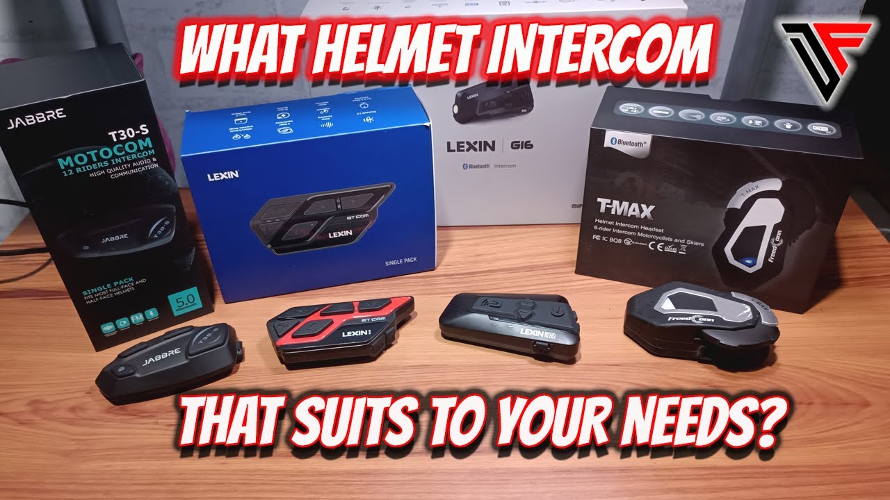 What Helmet Intercom that suits to your needs? Lexin ET Com, G16 ...