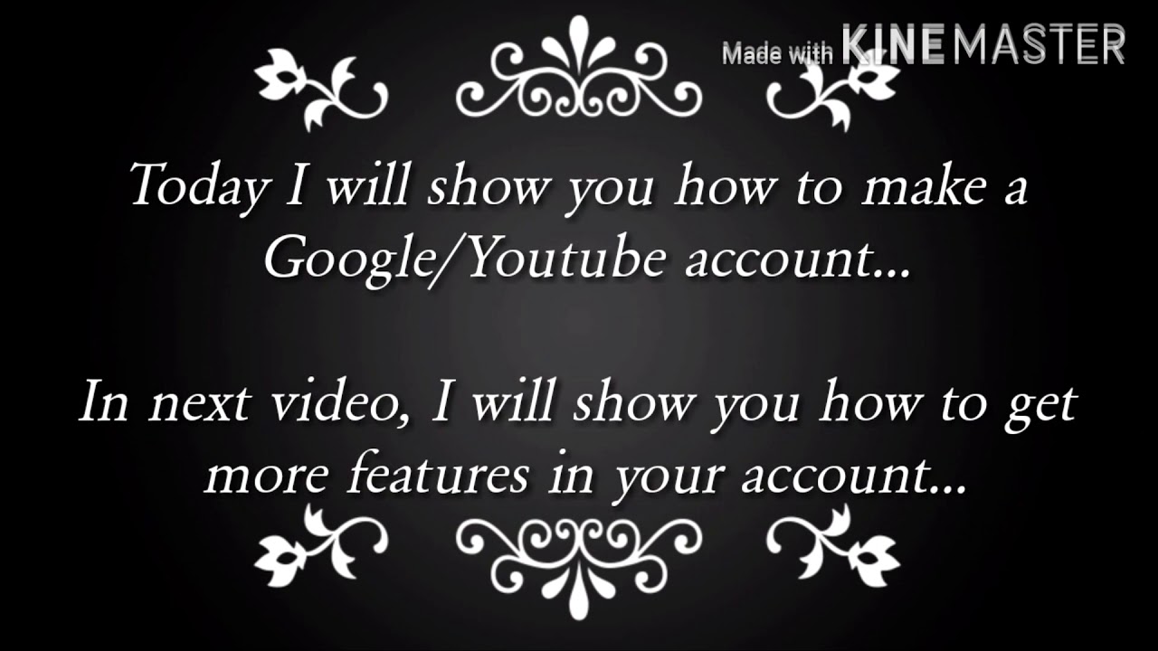 How to create a Google / Youtube account by very easy steps... - YouTube