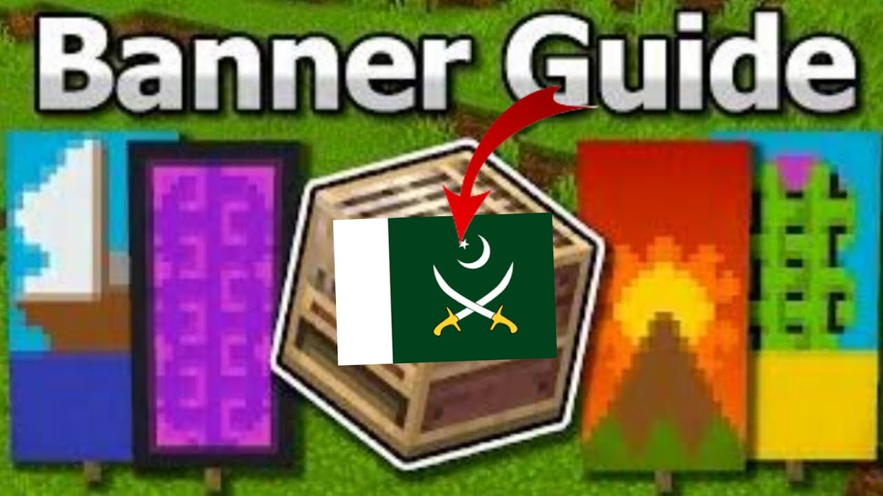 How to build pakistan flag banner in Minecraft 1.19! |Decent Books |3 ...