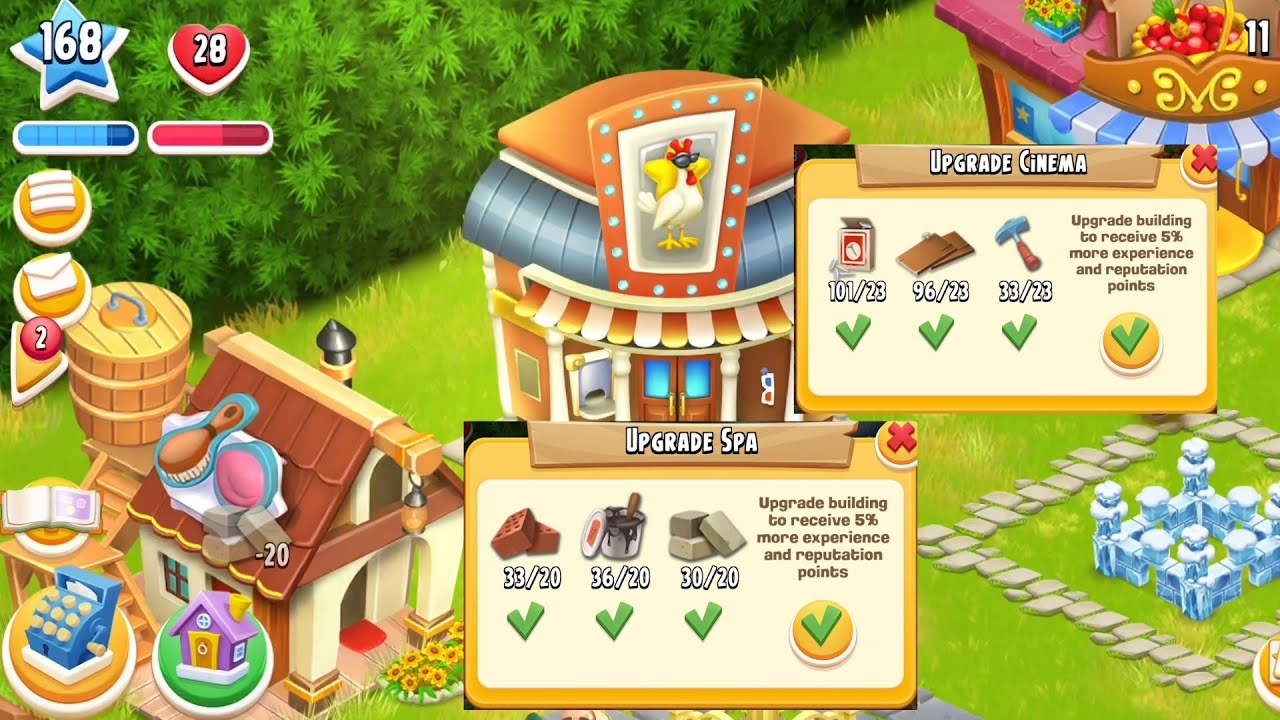 hay day train town upgrade & gameplay level 168 - YouTube