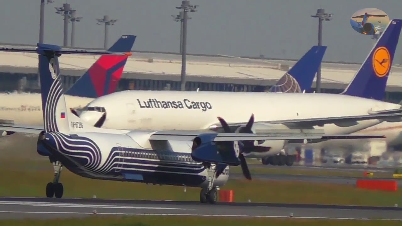 Tokyo Narita Airport great landing with Cargo traffic at unique Sakura ...
