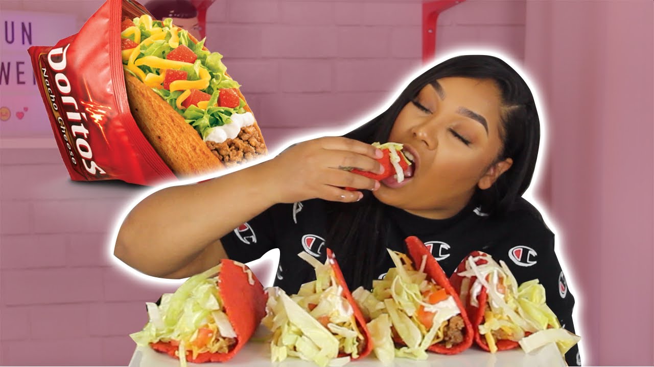 HOW TO MAKE TACO BELLS DORITOS LOCOS TACO!!! - YouTube