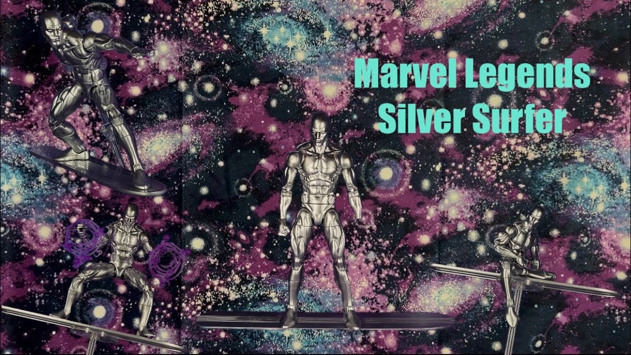 Marvel Legends Silver Surfer (mini comic book wave) Action Figure ...