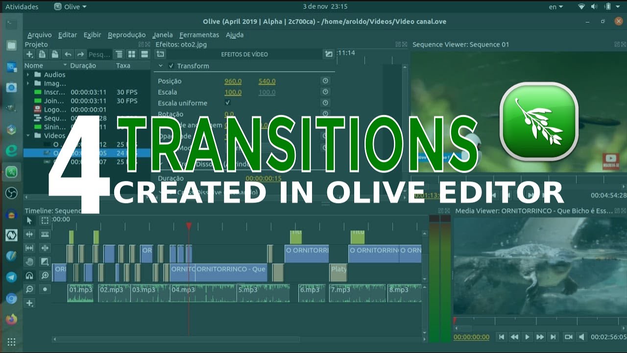 Transições personalizadas no Olive Editor! (TRANSITIONS CREATED IN ...