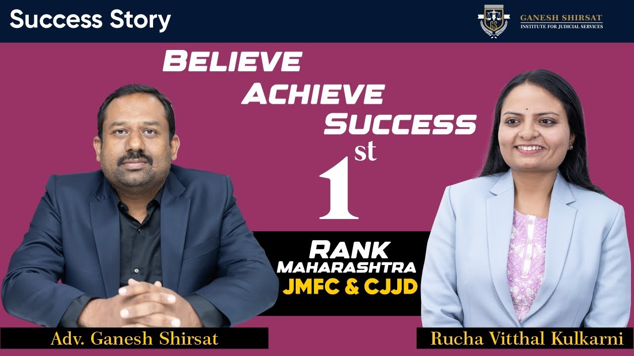 JMFC Topper - Success Story - "First Attempt, First Rank: Rucha ...