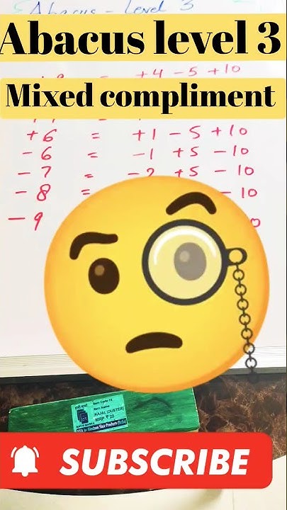 Mixed Compliment | Abacus level 3#shorts #short #abacus - YouTube