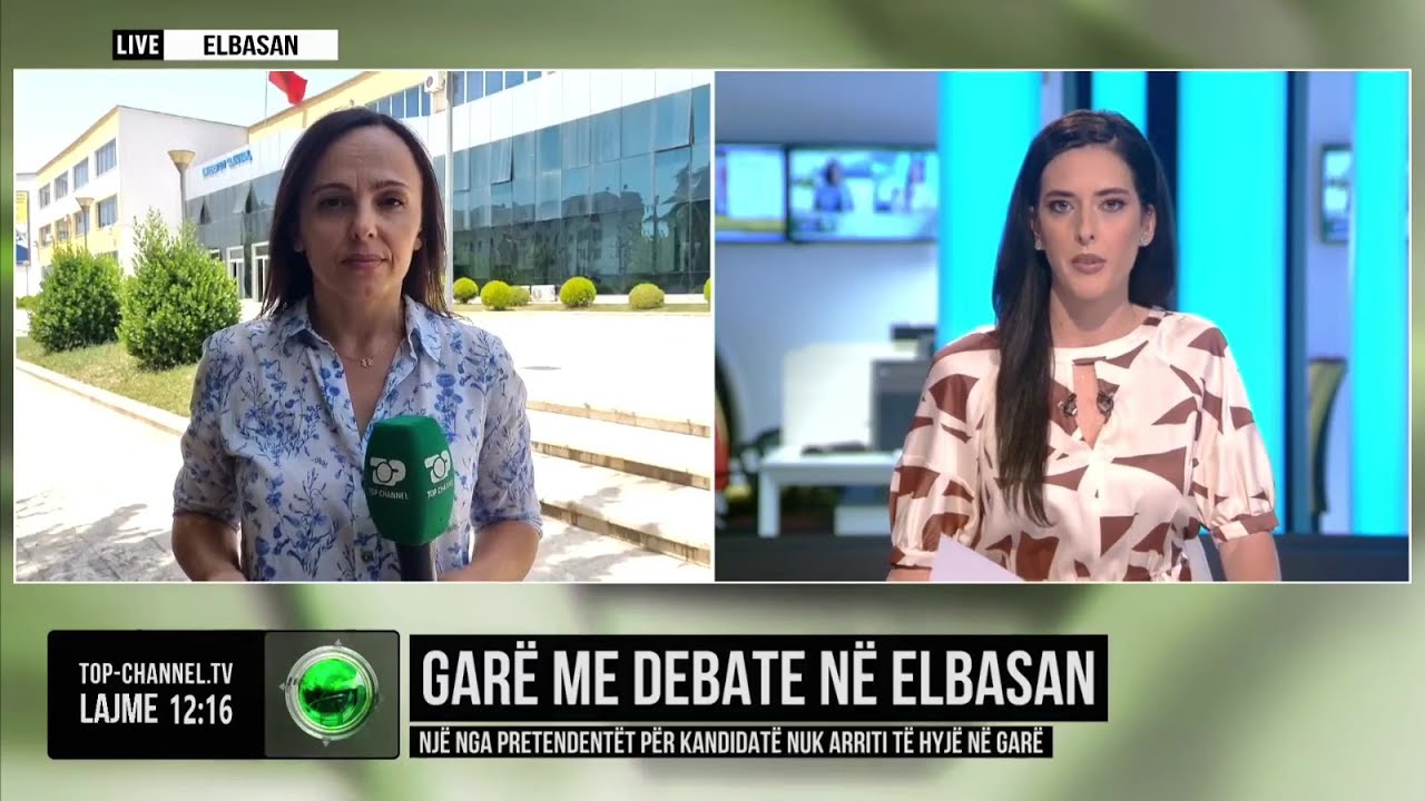 Top Channel/ Garë me debate në Elbasan/ Një nga pretendentët nuk arriti ...