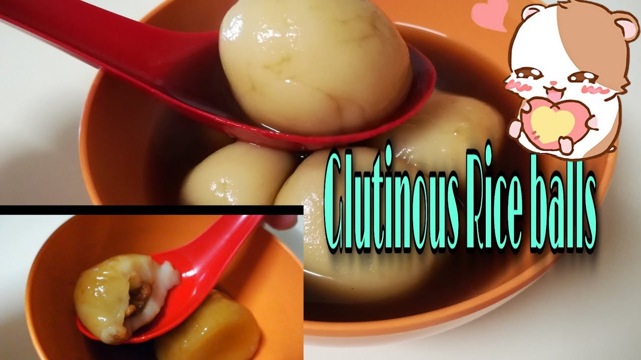 Glutinous rice balls soup - YouTube