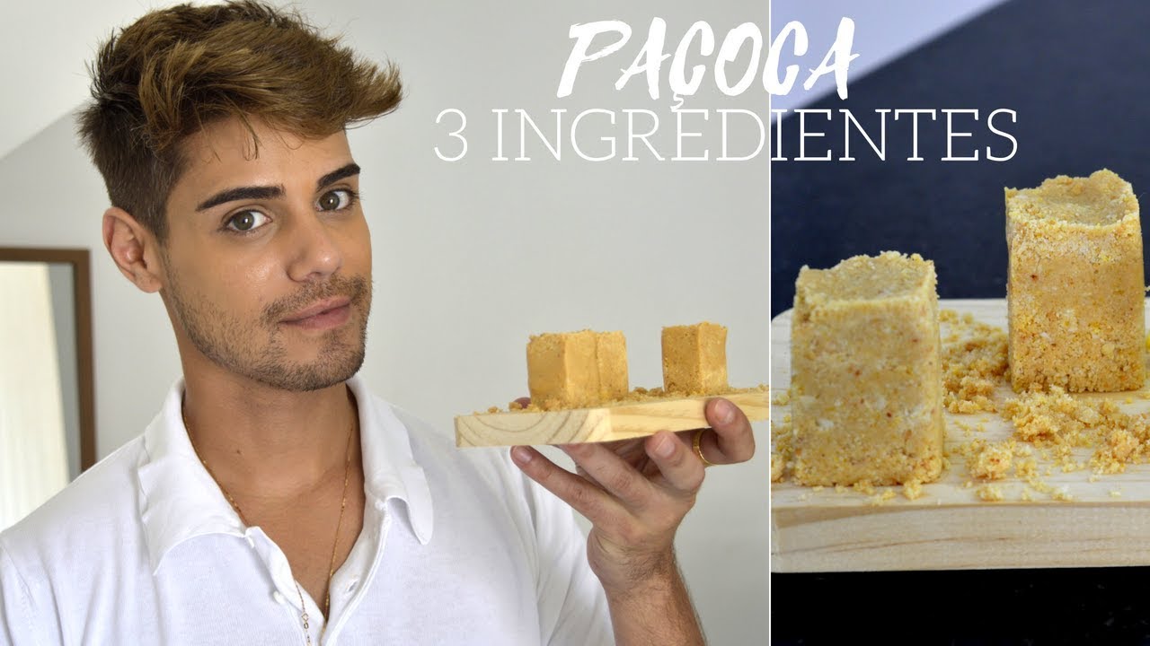 COMO FAZER PAÇOCA CASEIRA COM 3 INGREDIENTES | FAÇA E VENDA - YouTube