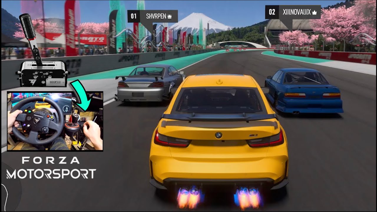 Forza Motorsport : ONLINE Drifting SERVERS w/Thrustmaster TS-XW!! - YouTube