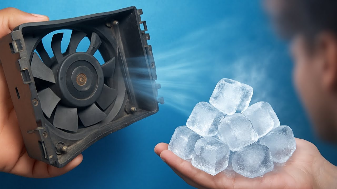 2 Amazing Mini Ac Cooler Homemade / how to make air cooler at home ...