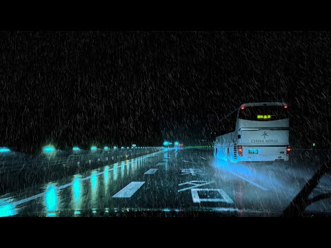 ☔️Highway Driving in #HeavyRain for Sleep,Work, Study🎧