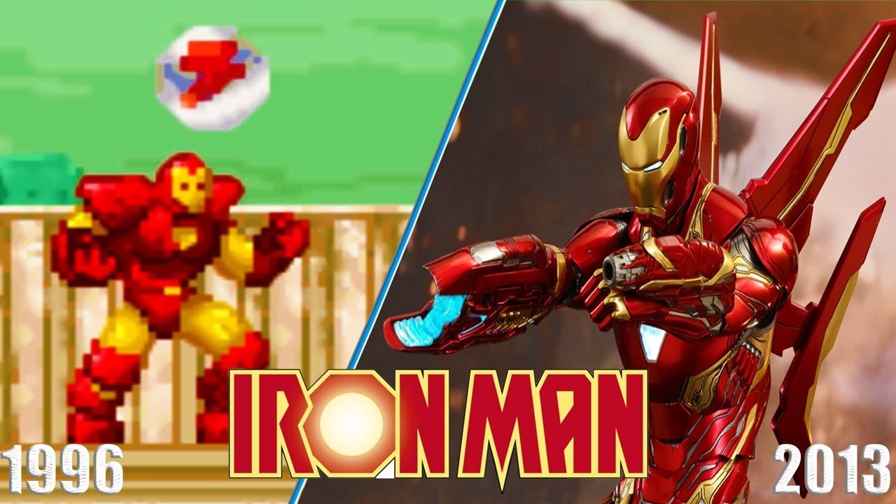 Evolution of Iron Man Games 1996-2013 - YouTube
