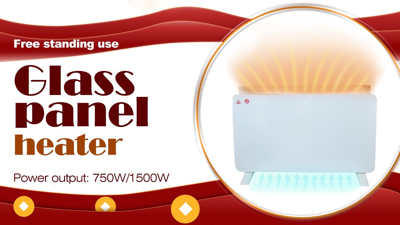 2500w glass panel heater supplier, CE approved, customized. - YouTube