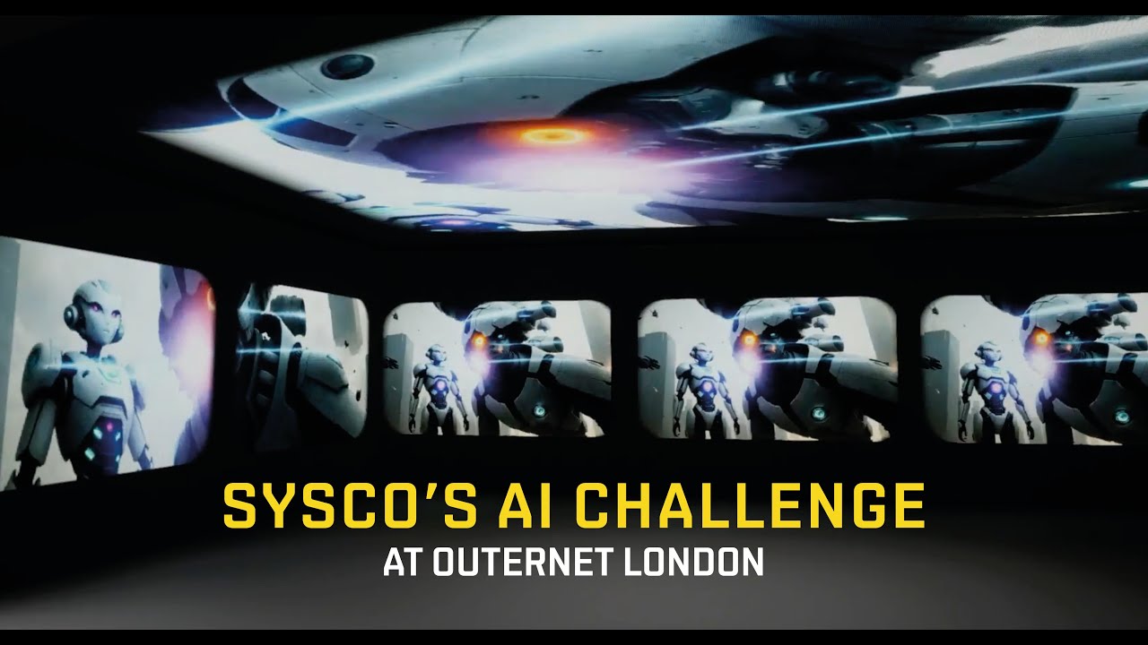 Sysco's AI Challenge Artists' Showcase - Fly Through (Full video) - YouTube