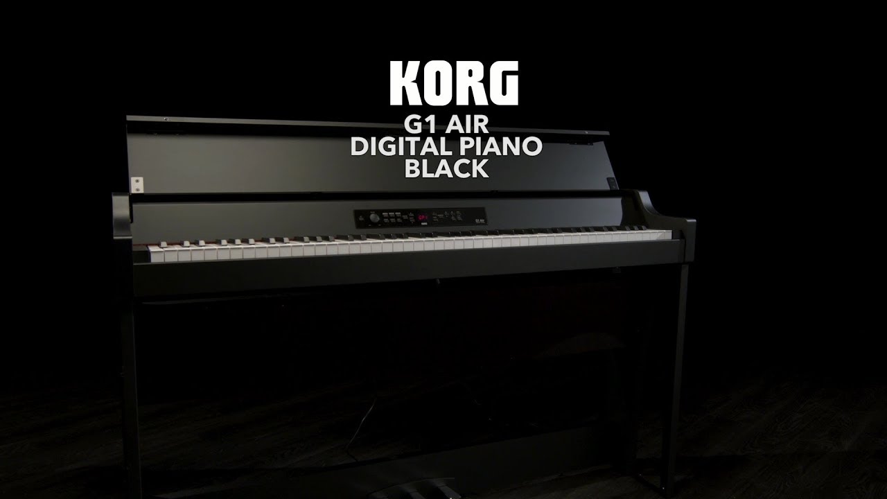 Korg G1 Air Digital Piano, Black | Gear4music demo - YouTube