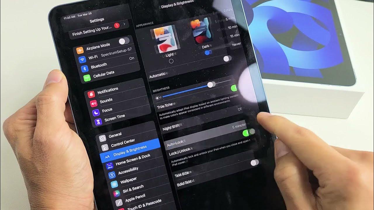 iPad Air 5 (2022): How to Change Screen Timeout before iPad Sleeps ...