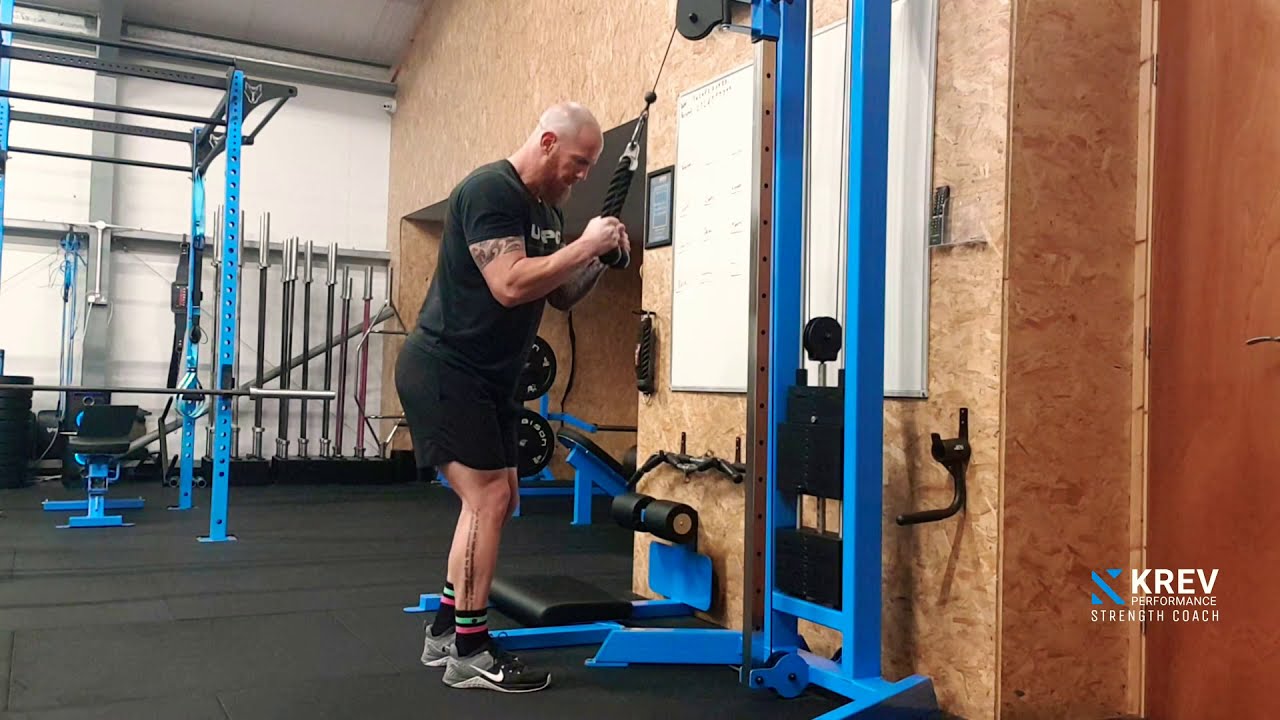 CABLE ROPE PULL DOWN - YouTube