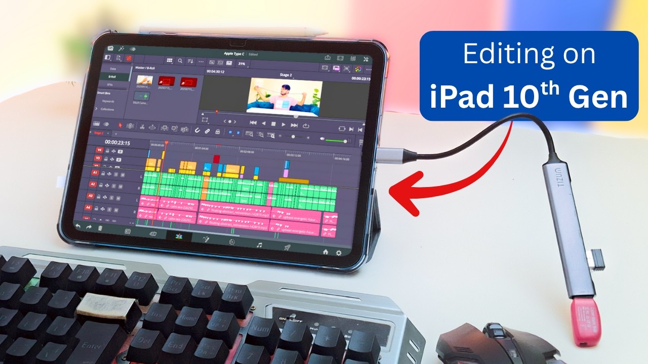 Editing My Entire YouTube Video on iPad 10th Gen - No Laptop Used ...