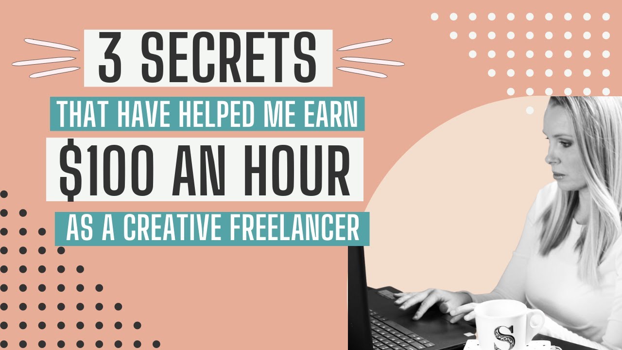 3 Secrets That Have Helped Me Earn $100 per hour Working From Home as a ...