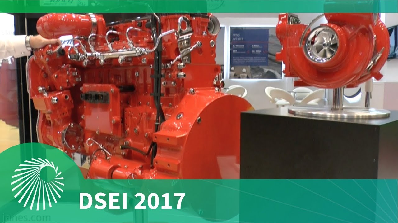 DSEI 2017: Cummins and their new ISL9 Engine - YouTube