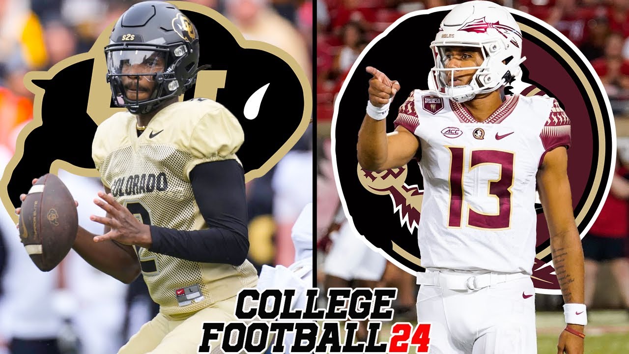 NCAA Football 24 | Colorado vs Florida State | Coach Prime's Returns to ...
