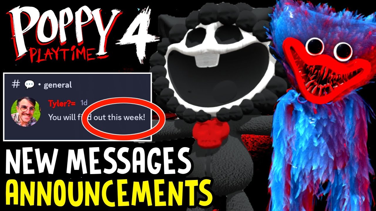 Poppy Playtime Chapter 4 - NEW IMPORTANT ANNOUNCEMENT by DEVELOPERS ...