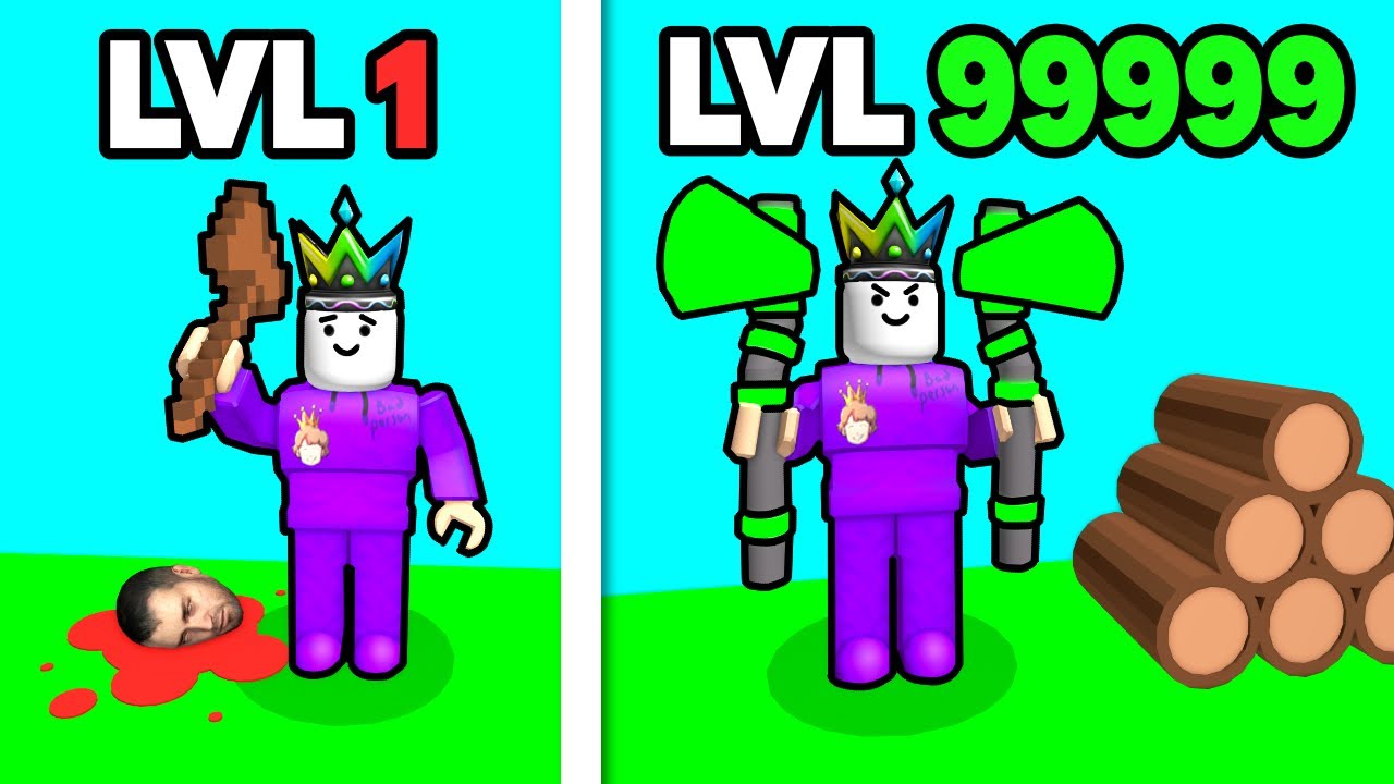 I Got The FASTEST Axe To Chop BIG Trees On Roblox - YouTube