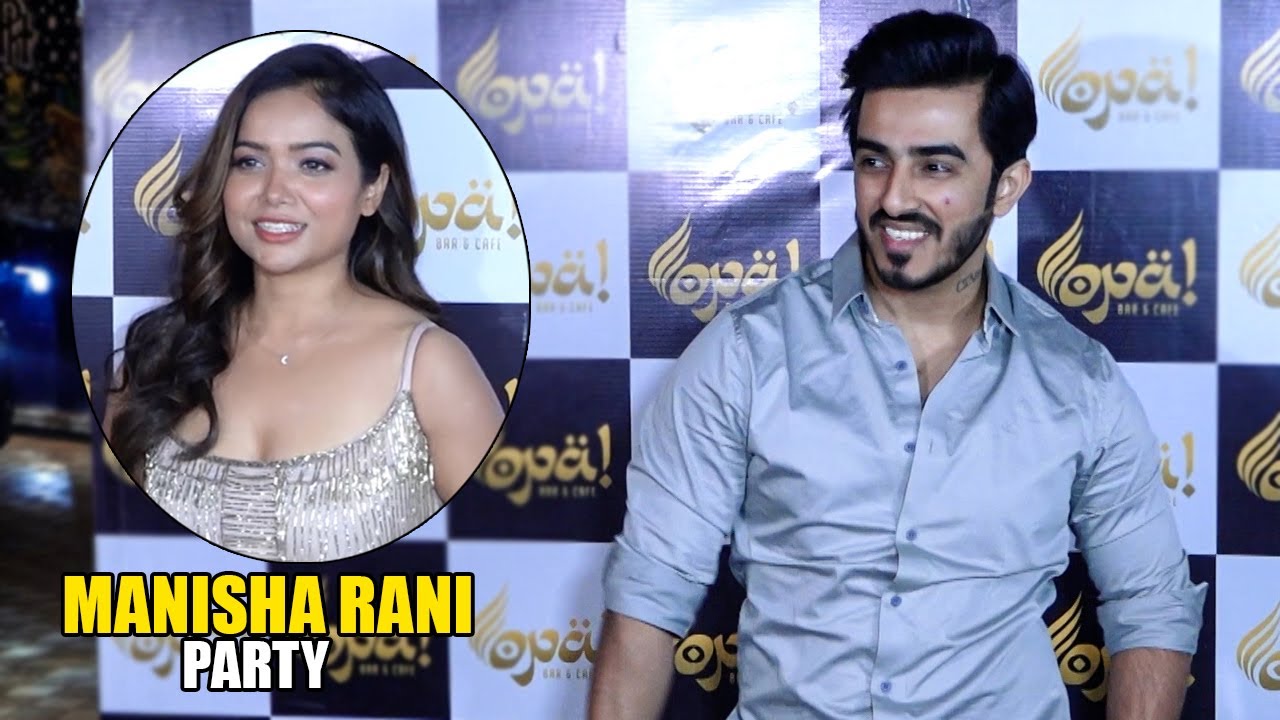 Manisha Rani Close Friend Vishal Singh Arrive At Her 10Million ...