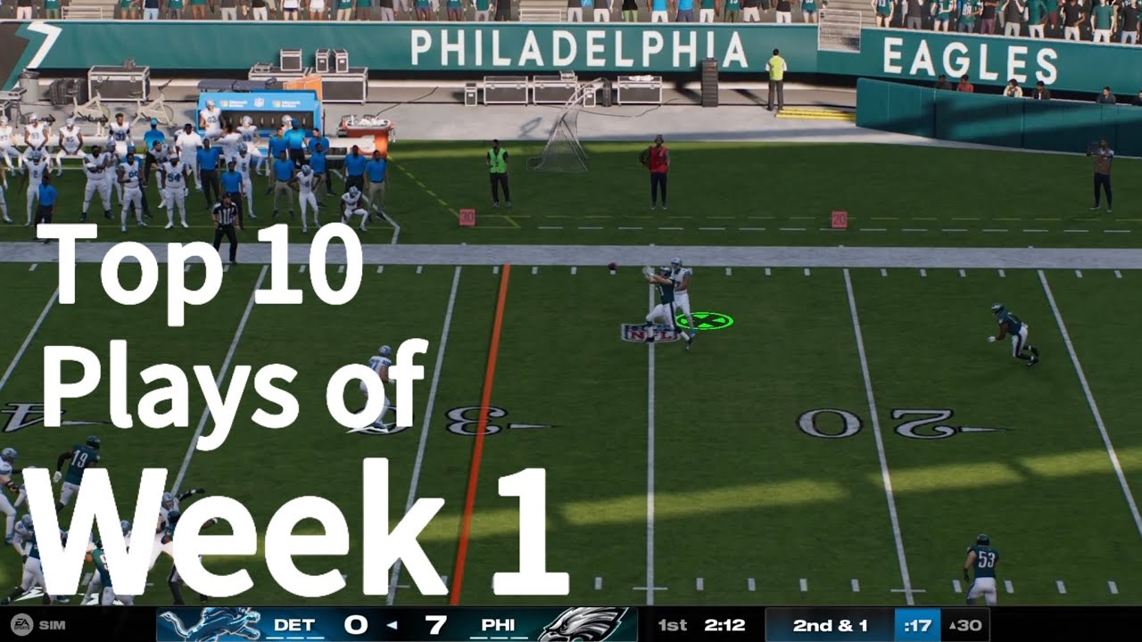 Top 10 Plays of Week 1 - YouTube