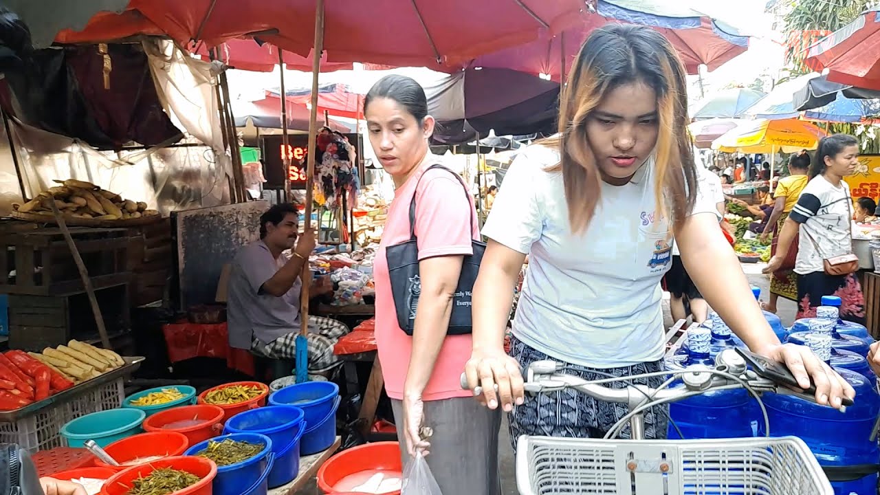 Enjoy Burmese Life With Virtual Walking Tours in Yangon Myanmar - YouTube
