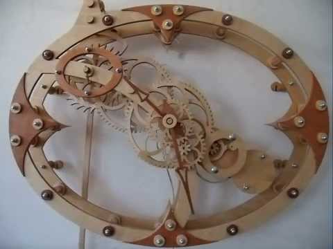 Kinetic sculpture clock "It's time to move" - YouTube