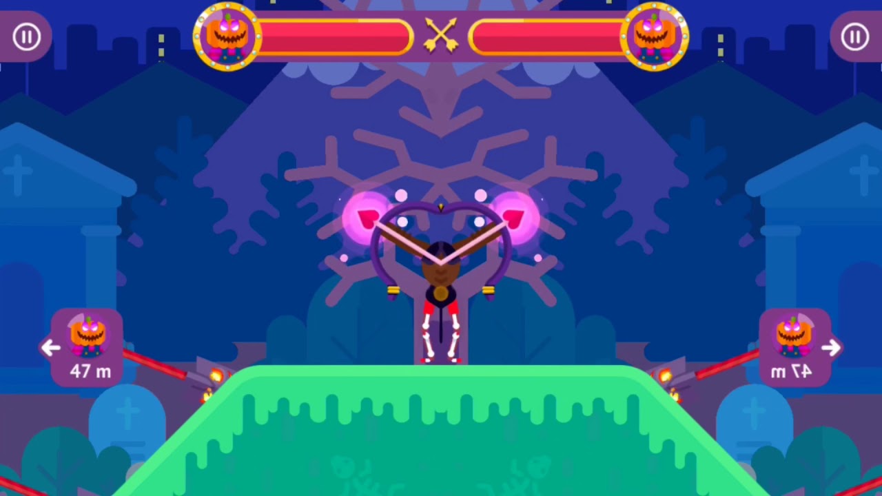 Bowmasters Gameplay | Mirror Mode | Shovel Demon vs Space king - YouTube
