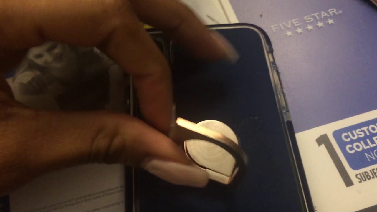 How to: Stick a phone ring on a silicone case - YouTube